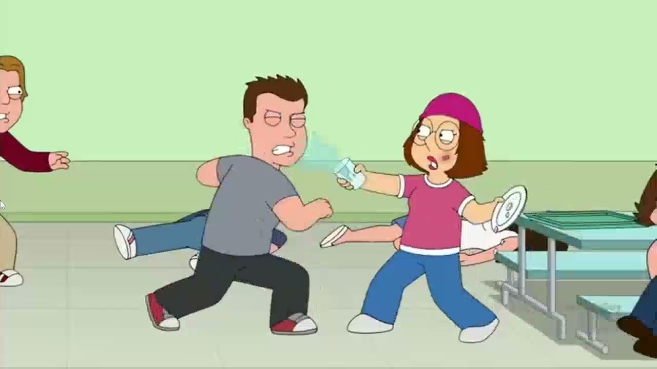 family guy meg and chris fight with new magic - YouTube