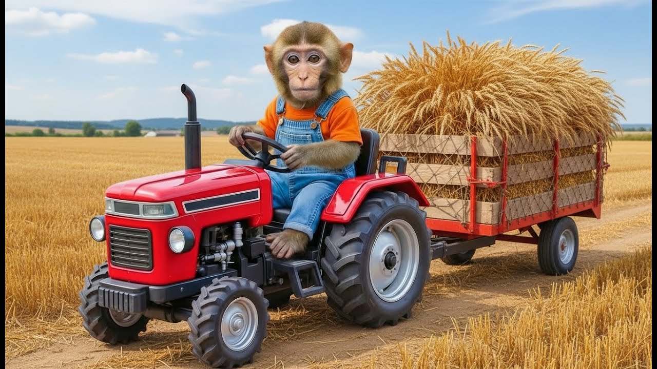 🐵🌾 Monkey Boka Plants Wheat! Epic Farm Adventure Begins! 🚜 - YouTube