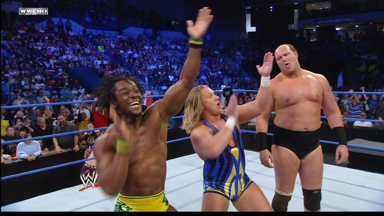 Jesse, Festus & Kofi Kingston vs Lance Cade, Trevor Murdoch & The Miz ...
