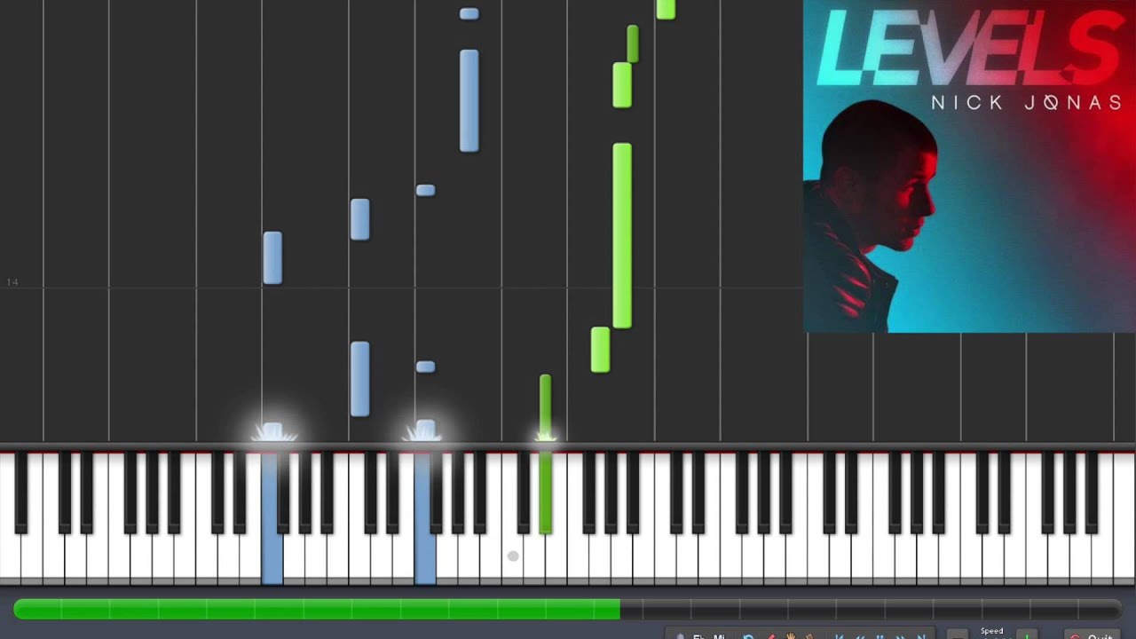 Nick Jonas - Levels Piano Tutorial - YouTube