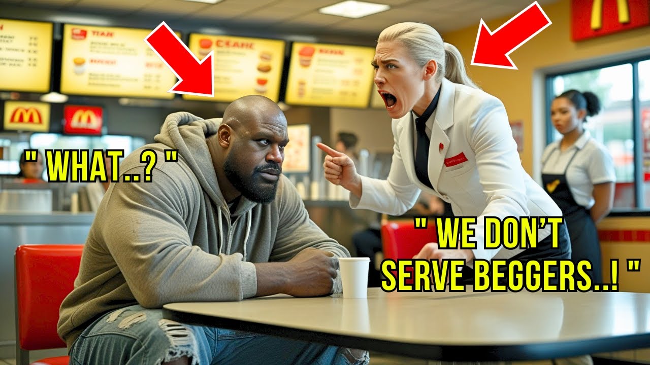 Big Shaq Goes Undercover as Homeless in McDonalds, The Shocking Ending ...