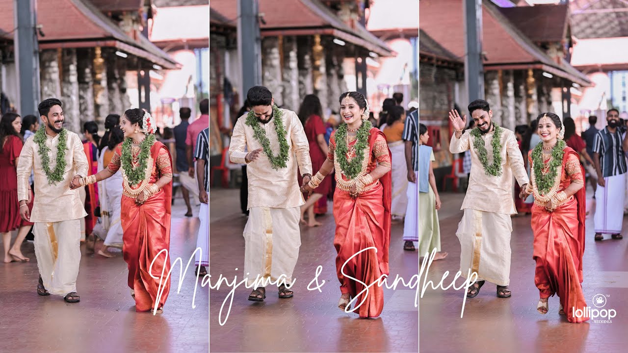 Manjima & Sandheep | latest Hindu wedding Teaser 2023 | lollipop ...