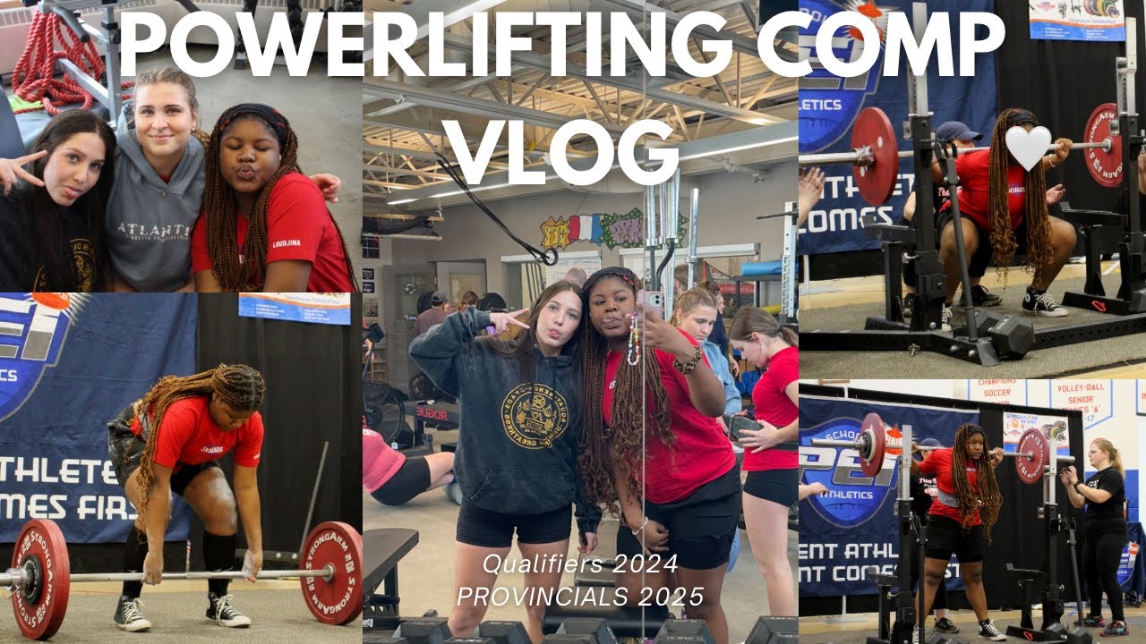 POWERLIFTING COMP VLOG 2025| senior year* - YouTube