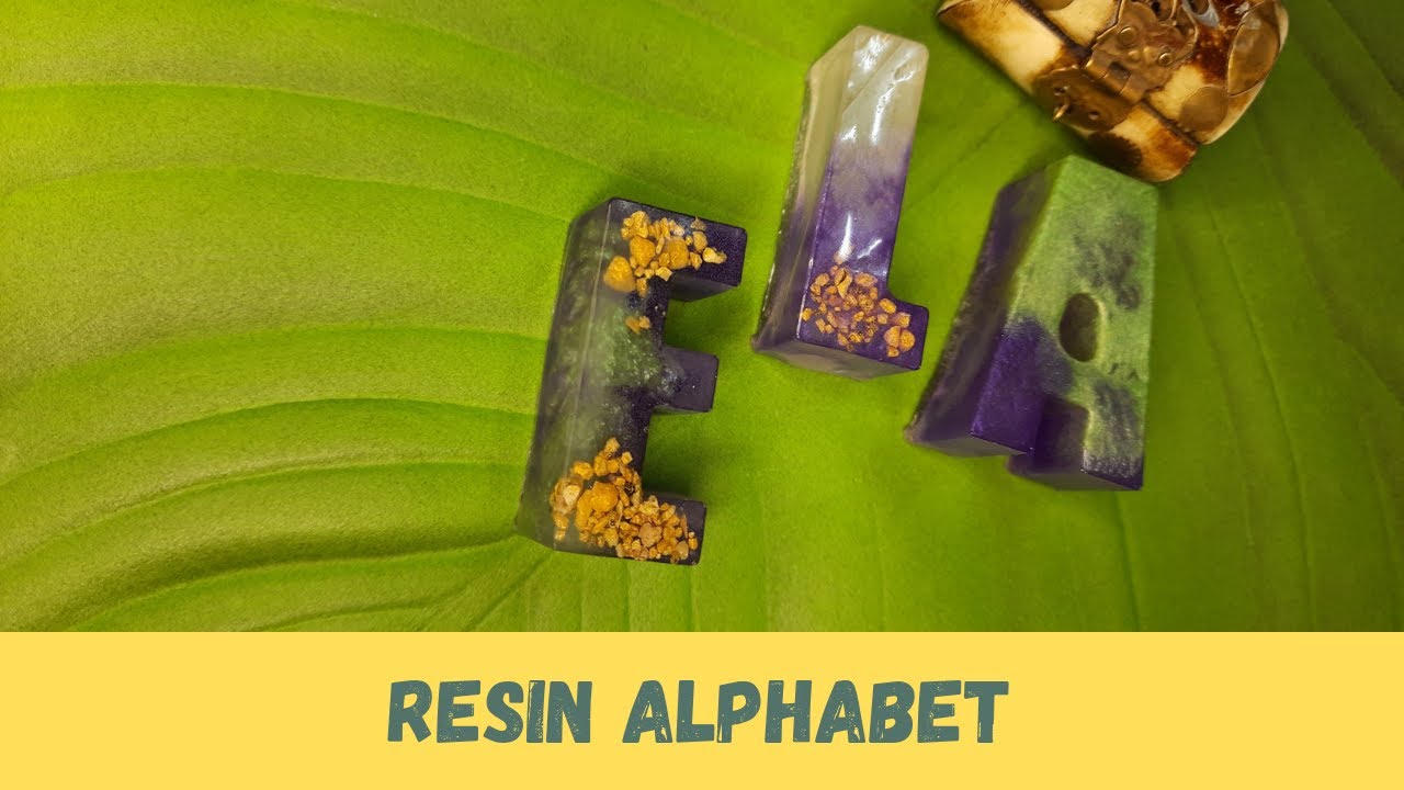 HOW I MAKE EPOXY LETTERS - YouTube