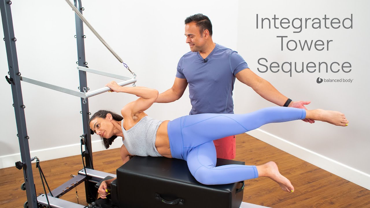 Side Lying on the Pilates Long Box | Integrated Tower Sequence ...