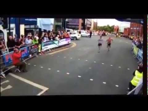 Wigan 10k Race Fail Finish Line - YouTube