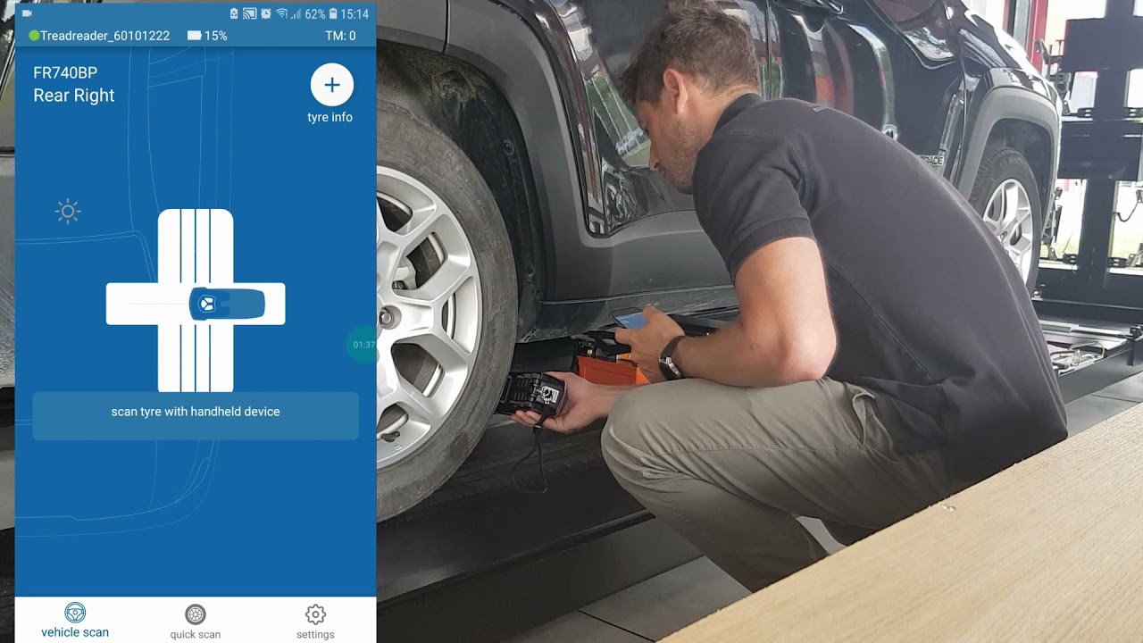 TreadReader HandHeld Scanner: Easy, fast, and accurate - YouTube