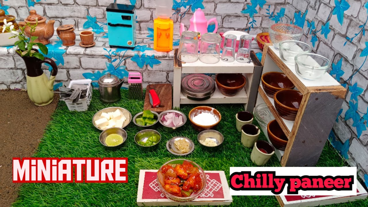 Miniature chilly paneer | Chilly paneer | Spicy chilly paneer | Mini ...