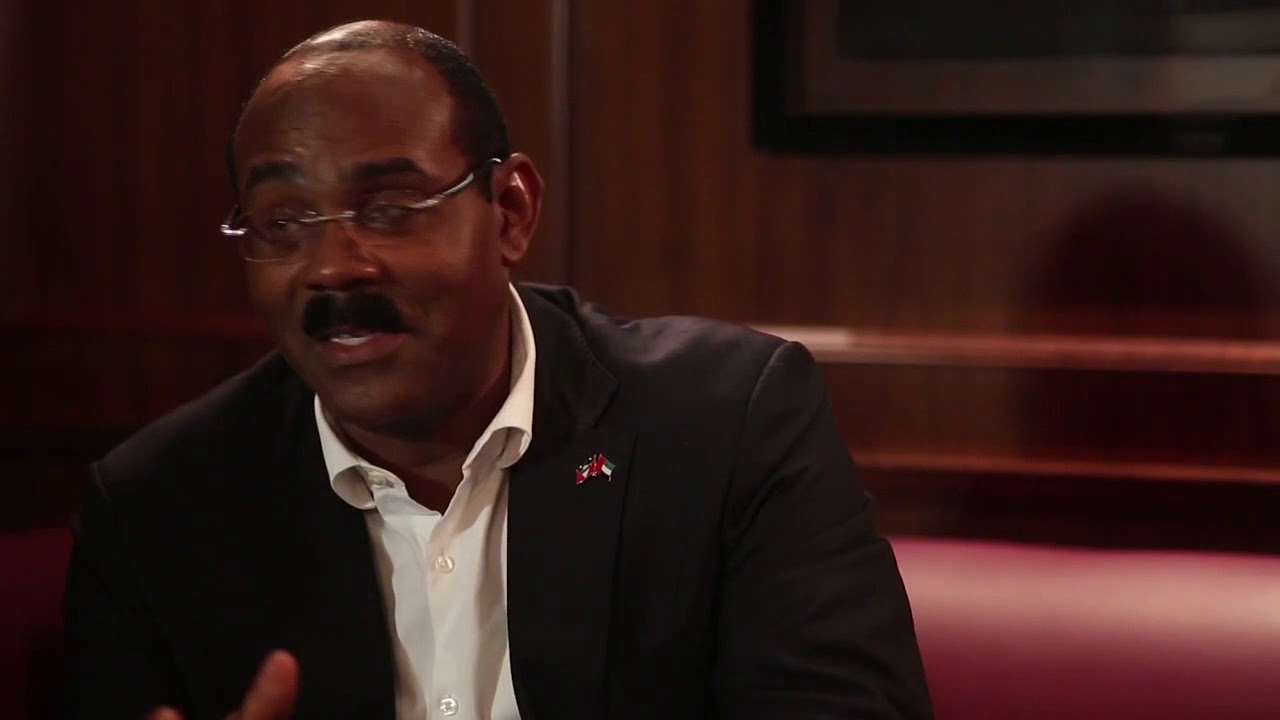 Prime Minister of Antigua and Barbuda with Jeremy Savory at Palazzo ...