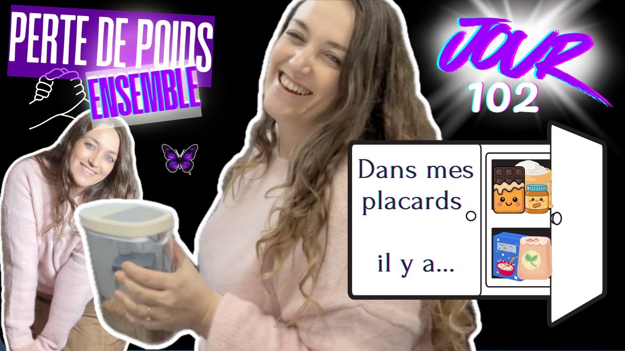 Perte de poids ensemble JOUR 102 : dans mes placards... - YouTube