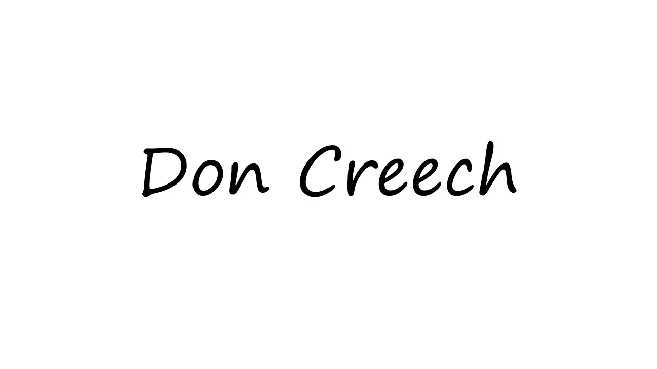How to Pronounce Don Creech? - YouTube