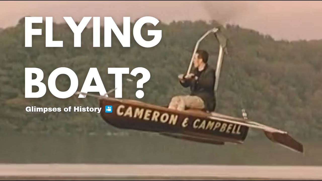 The Stupidly Dangerous Flying Boat of the 1960s - YouTube