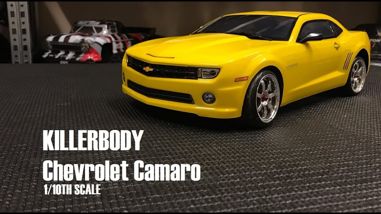 Killerbody Chevrolet Camaro 1/10 RC body - YouTube