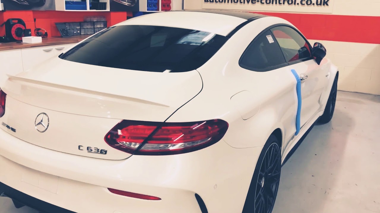 Mercedes c63s coupe exterior shots - YouTube