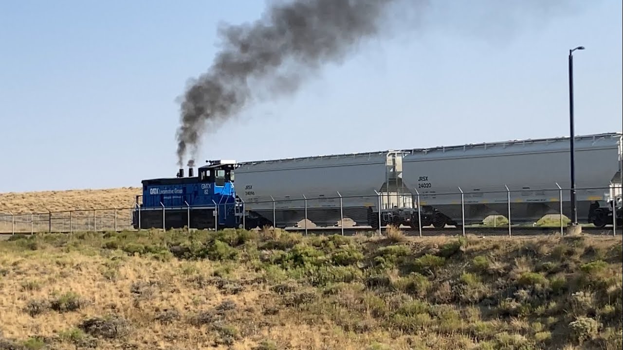 GATX SW1000 switches Simplot in Rock Springs, WY. 7/24/24 - YouTube