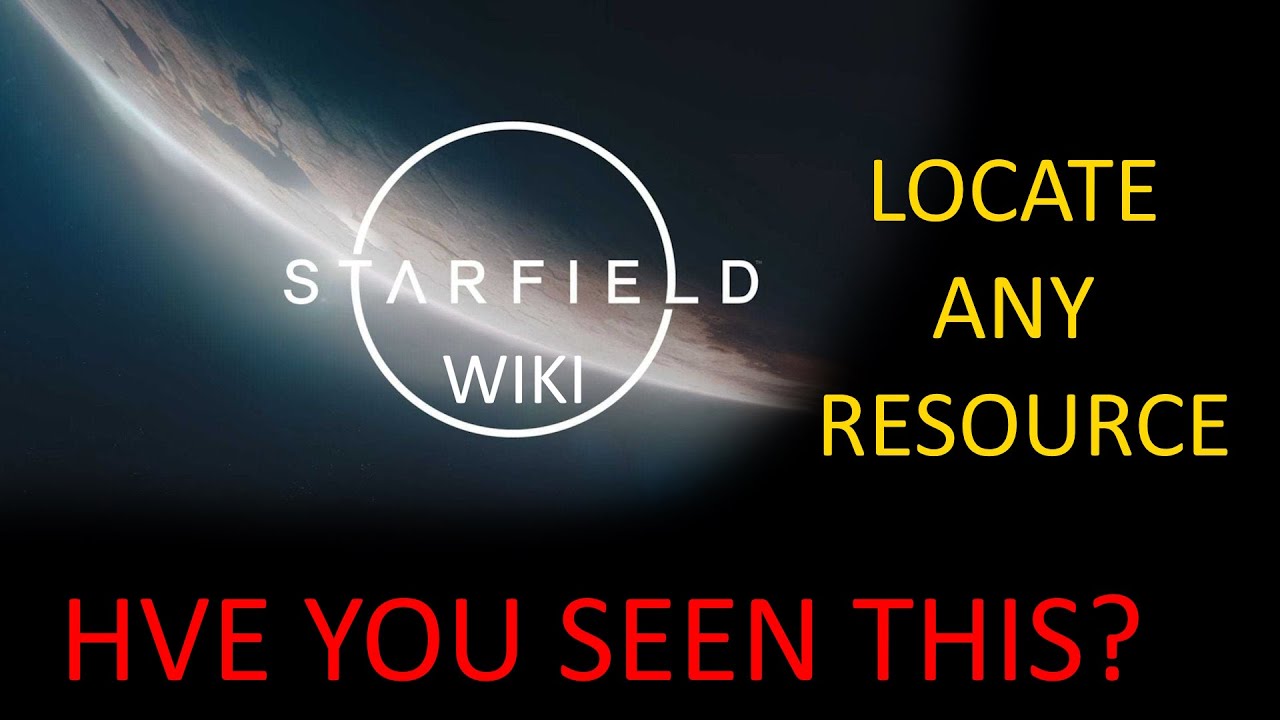 LOCATE ANY RESOURCE WITH THIS TOOL- Starfield Guide - YouTube