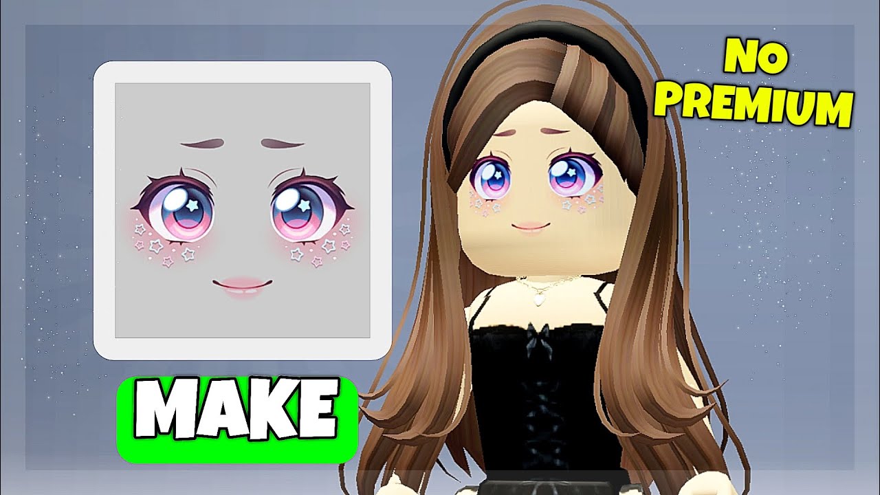 MAKE FREE FACE ON ROBLOX AND WEAR IT! - YouTube
