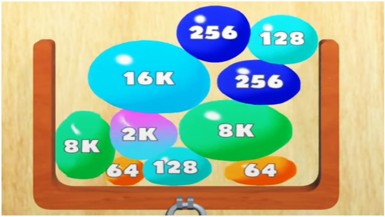 Catch the Ball 2048 - Gameplay Walkthrough - reached 32k - YouTube