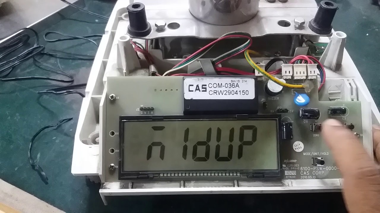 How to Easy Weight Scale callibration brand of CAS | Model - SW -1S ...