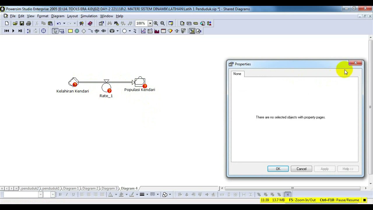Belajar Cara Simulasi & Skenario Model Pada Sistem Dinamik Powersim ...