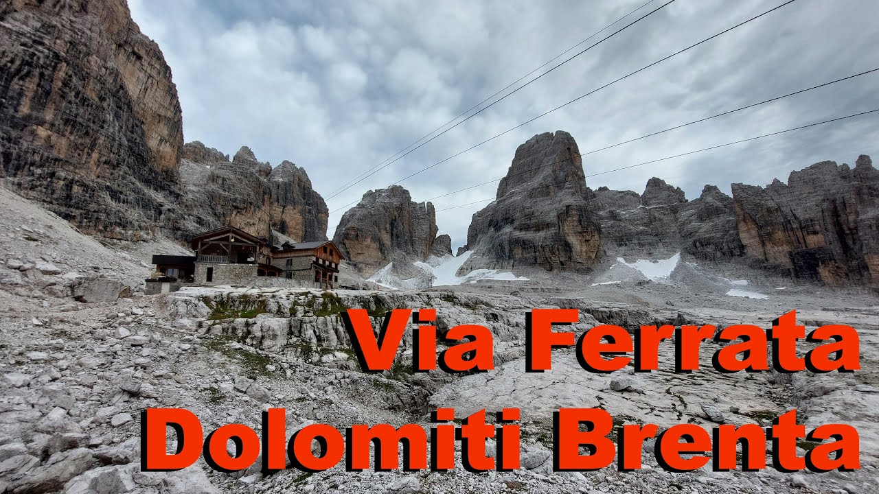 Dolomiti Brenta Via Ferrata - 5 Days Traverse - YouTube