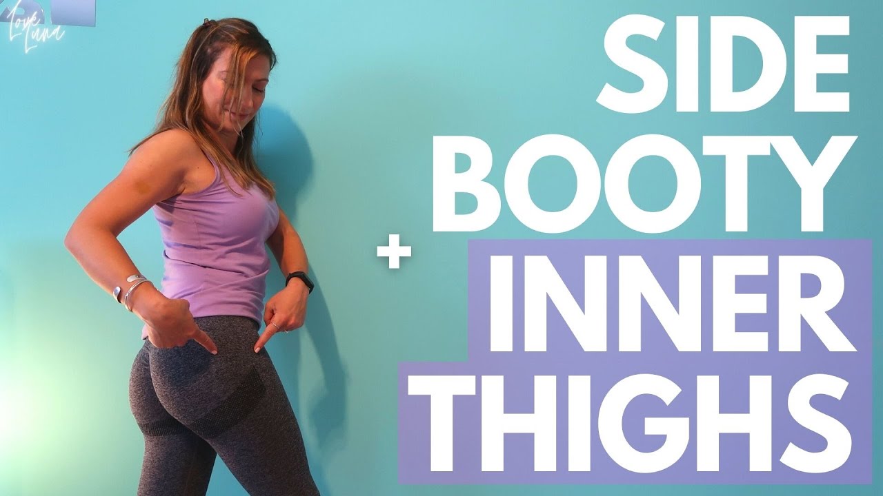 SIDE BOOTY, GLUTES & INNER THIGHS WORKOUT || No Equipment - YouTube