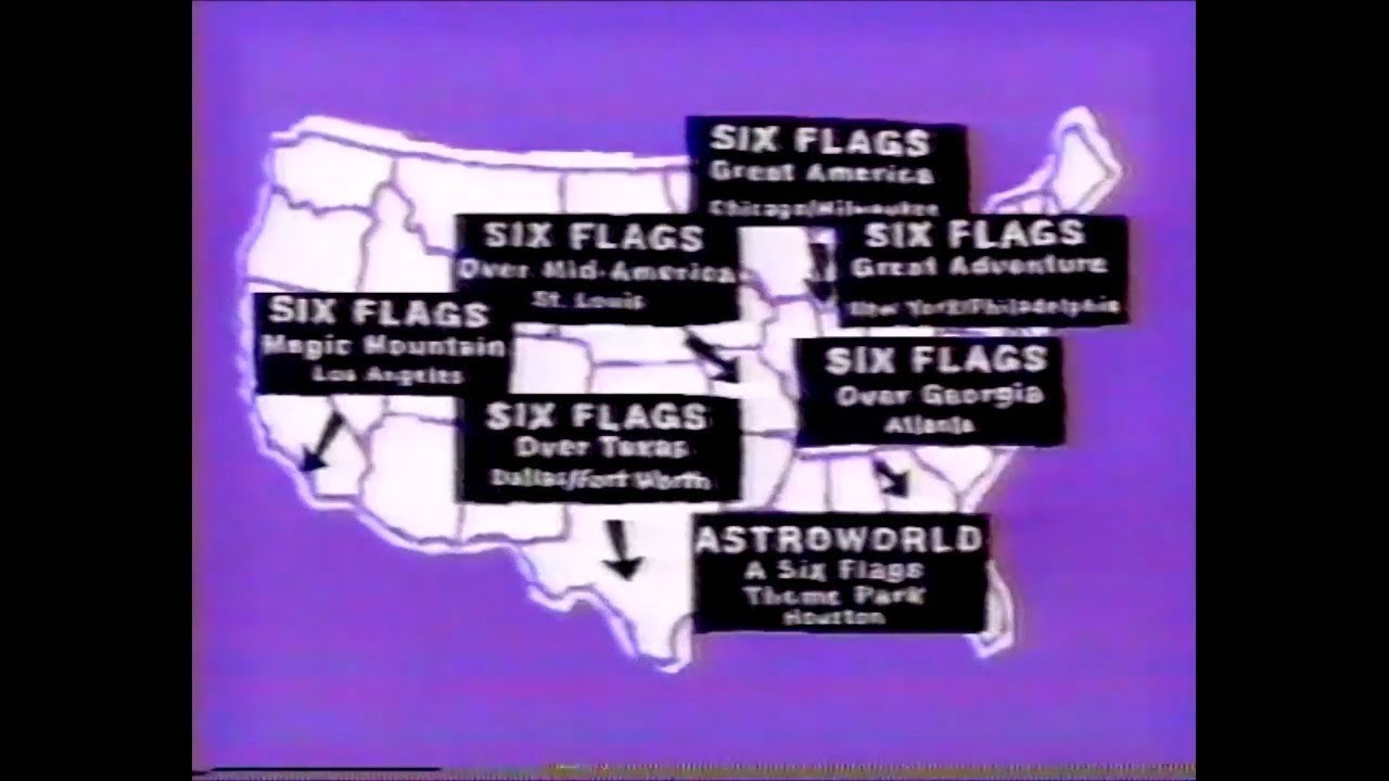 Six Flags Theme Parks Television Commercial (1993) - YouTube