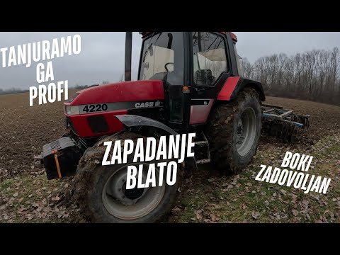 ZATVARANJE VLAGE - TANJURANJE - PROBLEMI - ZAPADANJE - BLATO - CASE 4220 - OLT
