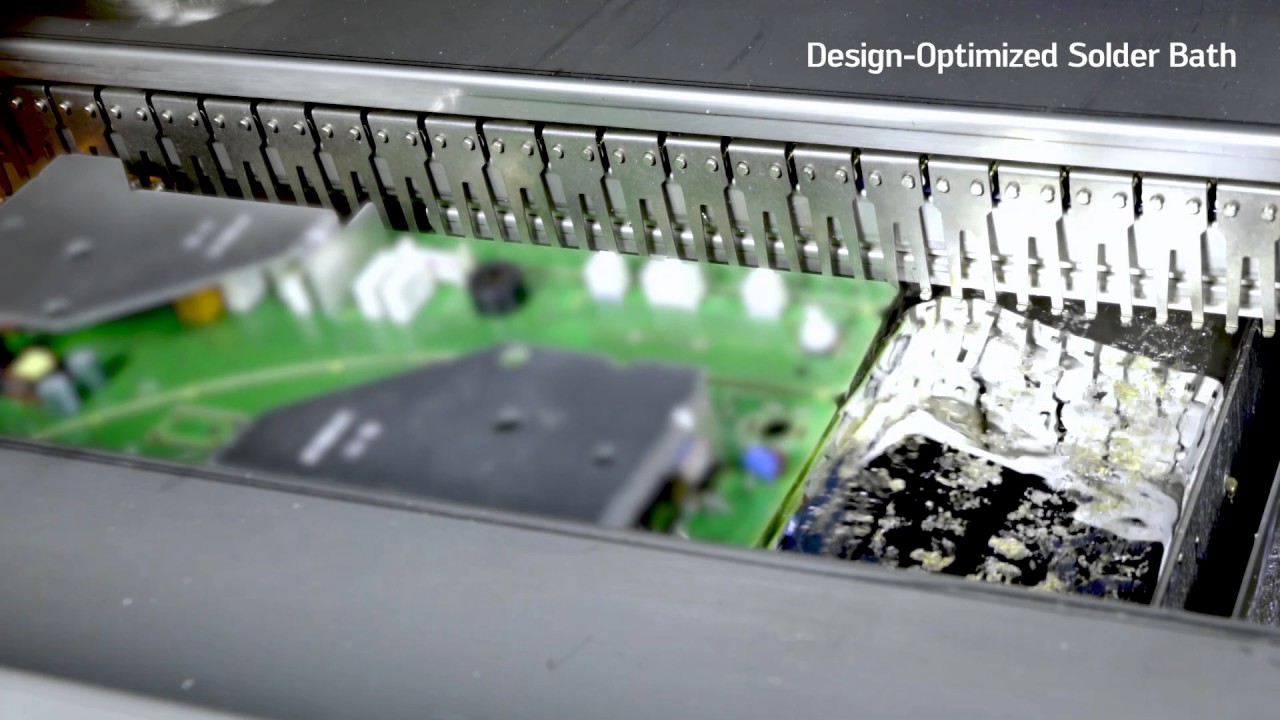 Powerflow wave soldering - YouTube