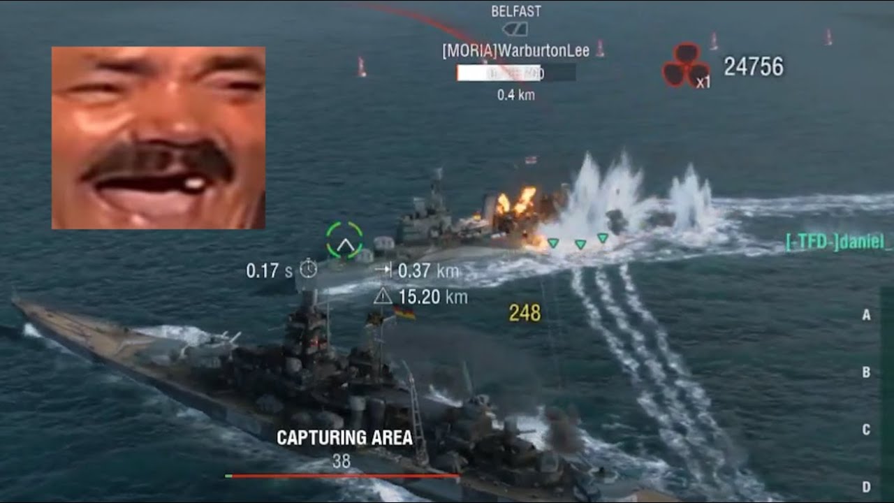 World of Warships Funniest clips 19.5 - YouTube