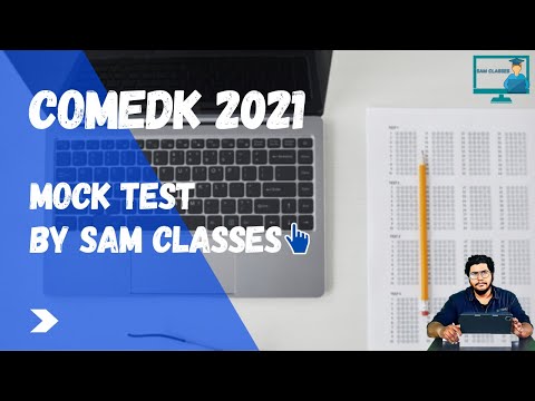COMEDK 2024 PREPARATION BEST MOCK EXAM TIPS & TRICKSFINAL SUGGESTIONSAMCLASSES #COMEDK 2024