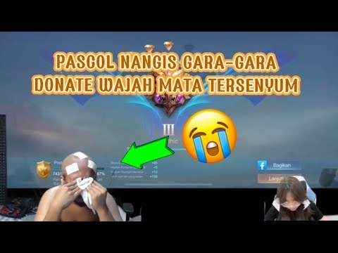 Pascol Sampe Nangis Di Donate WAJAH MATA TERSENYUM - YouTube
