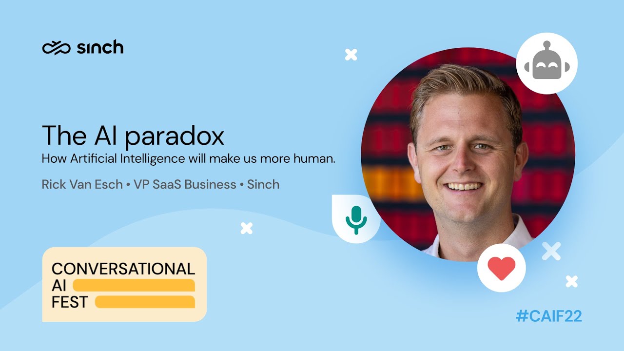 How Artificial Intelligence will make us more human | Rick van Esch, VP ...