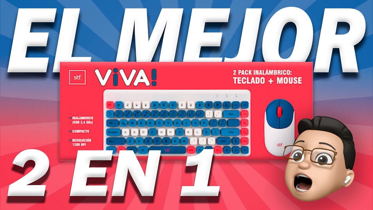 EL MEJOR TECLADO INALAMBRICO | VIVA STF PACK 2 EN 1 | BUENO, BONITO Y ...