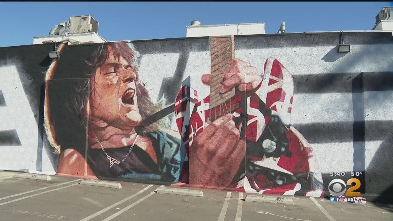 Guitar Center Unveils Mural Of Eddie Van Halen On What Would Be His ...