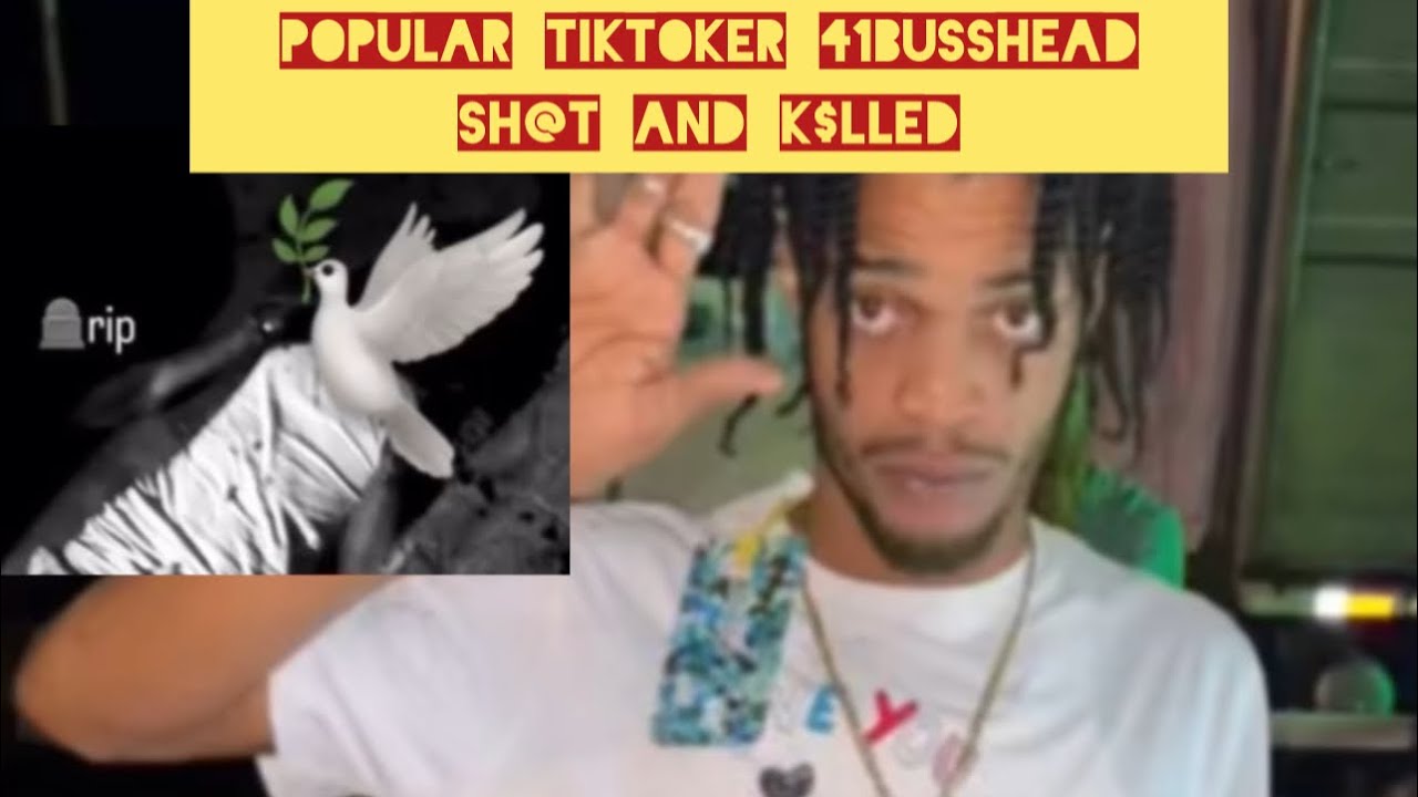 Famous tiktoker 41busshead sh@t and k$lled on live Niah death brings ...