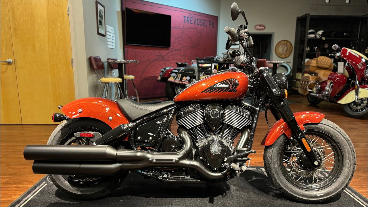 2024 Indian Motorcycle Chief Bobber Dark Horse Icon Copper Metallic ...