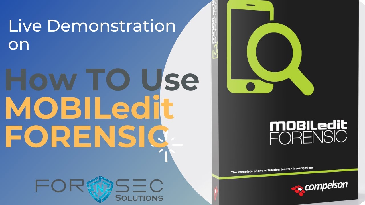 Live Demonstration on How to Use MOBILedit Forensic | What is MOBILedit Forensic? - YouTube