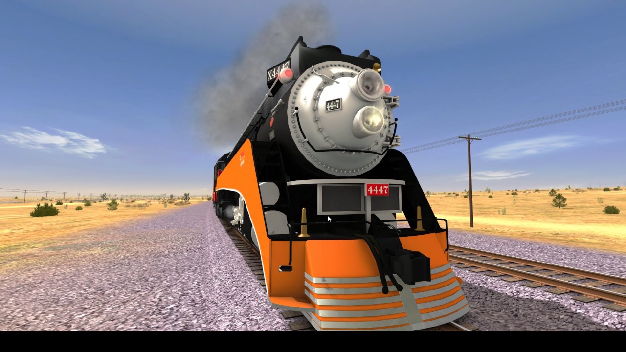Southern Pacific 4447 Daylight on Mojave Sub Division Route - YouTube