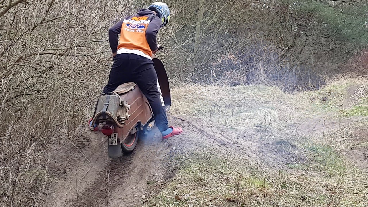 Ronnie Mac |Simson Schwalbe Ratte| Offroad - YouTube