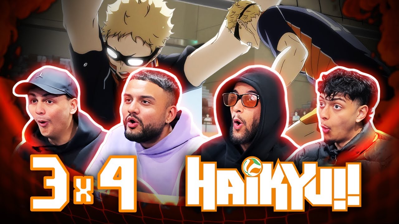 OMG TSUKKI!!! 🌙🔥 | BROTHERS watch Haikyuu!! 3x4 "The Halo Around the ...