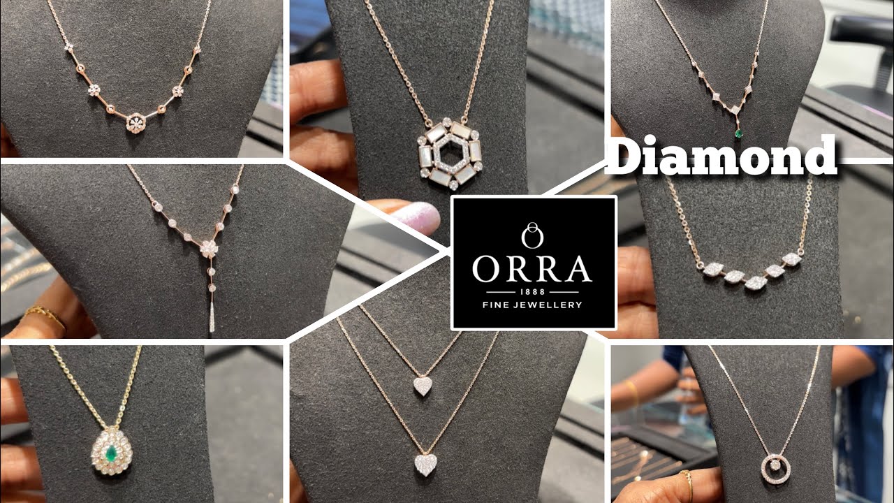 ORRA FINE JEWELLERY Budget friendly 🤩Diamond chain Necklace 🔥with price ...