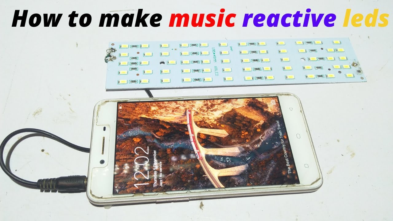 Music reactive led How to make music reactive leds using TIP31 ...
