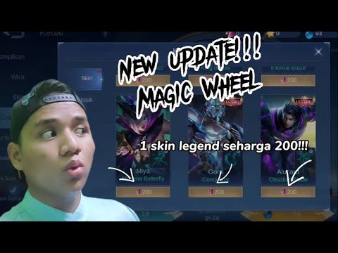 New Update Magic Wheel Skin Legend!!!-Mobile Legends Bang Bang - YouTube