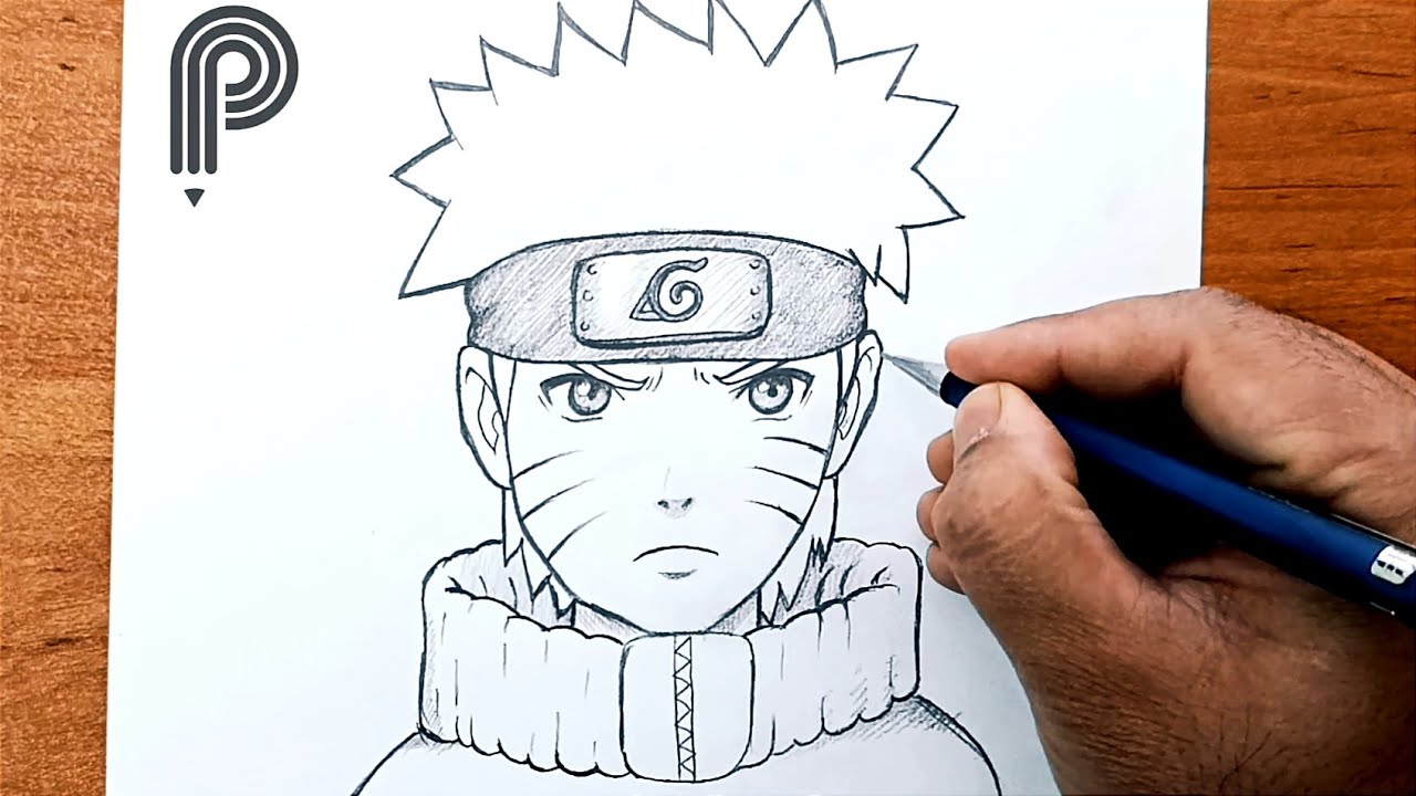 how to draw Naruto Uzumaki step by step || naruto drawing easy || How ...