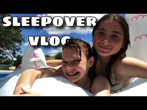 SLEEPOVER VLOG! - YouTube