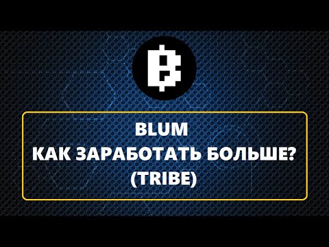 BLUM. Как заработать больше? Tribe. - YouTube
