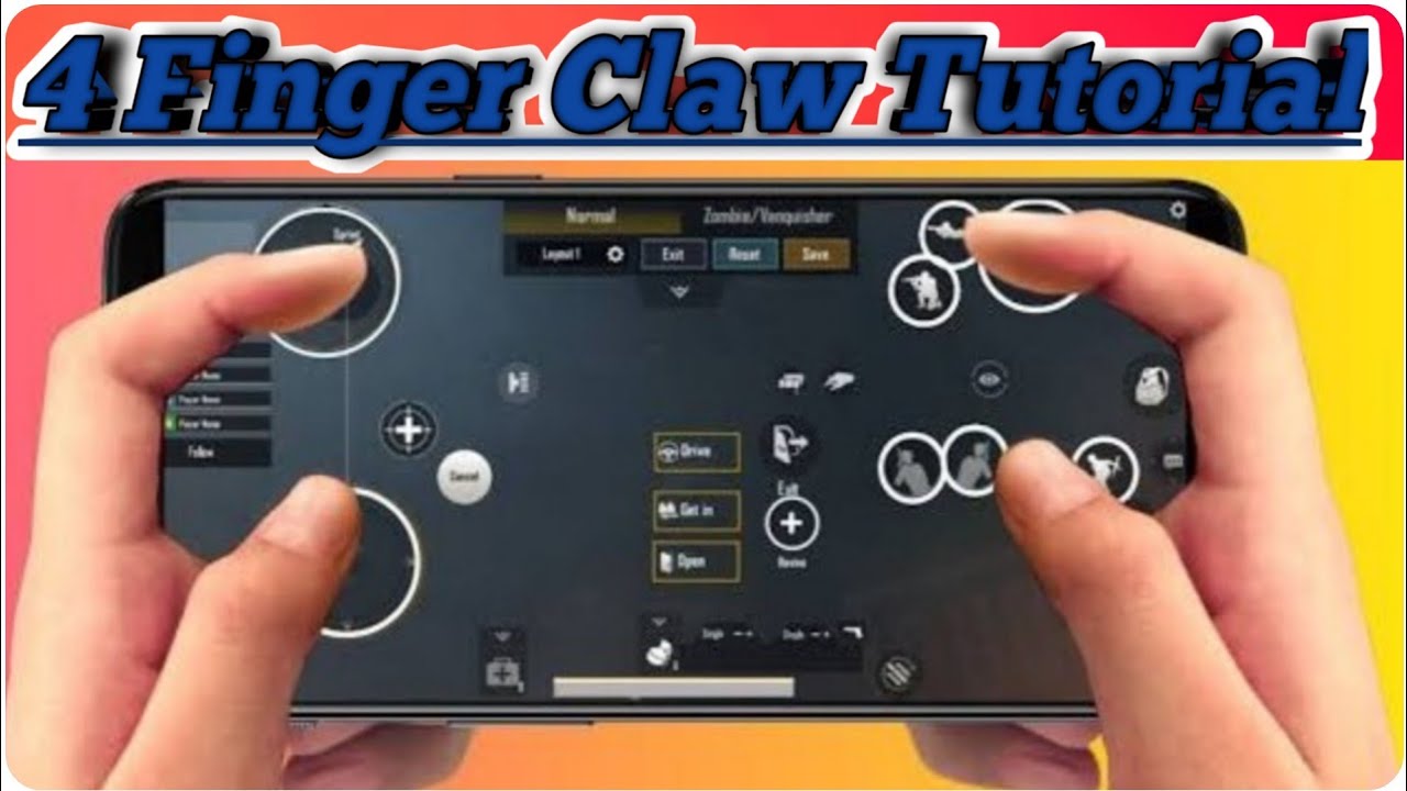 How to play 4 Finger Claw | Pubgmobile 4 Finger Claw Setup | 4 Finger ...