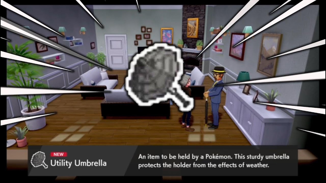 Pokemon SW&SH Utility Umbrella Location - YouTube