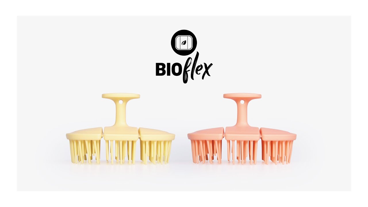 BIO FLEX · Cepillo triple pliegue para cuello cabelludo - YouTube